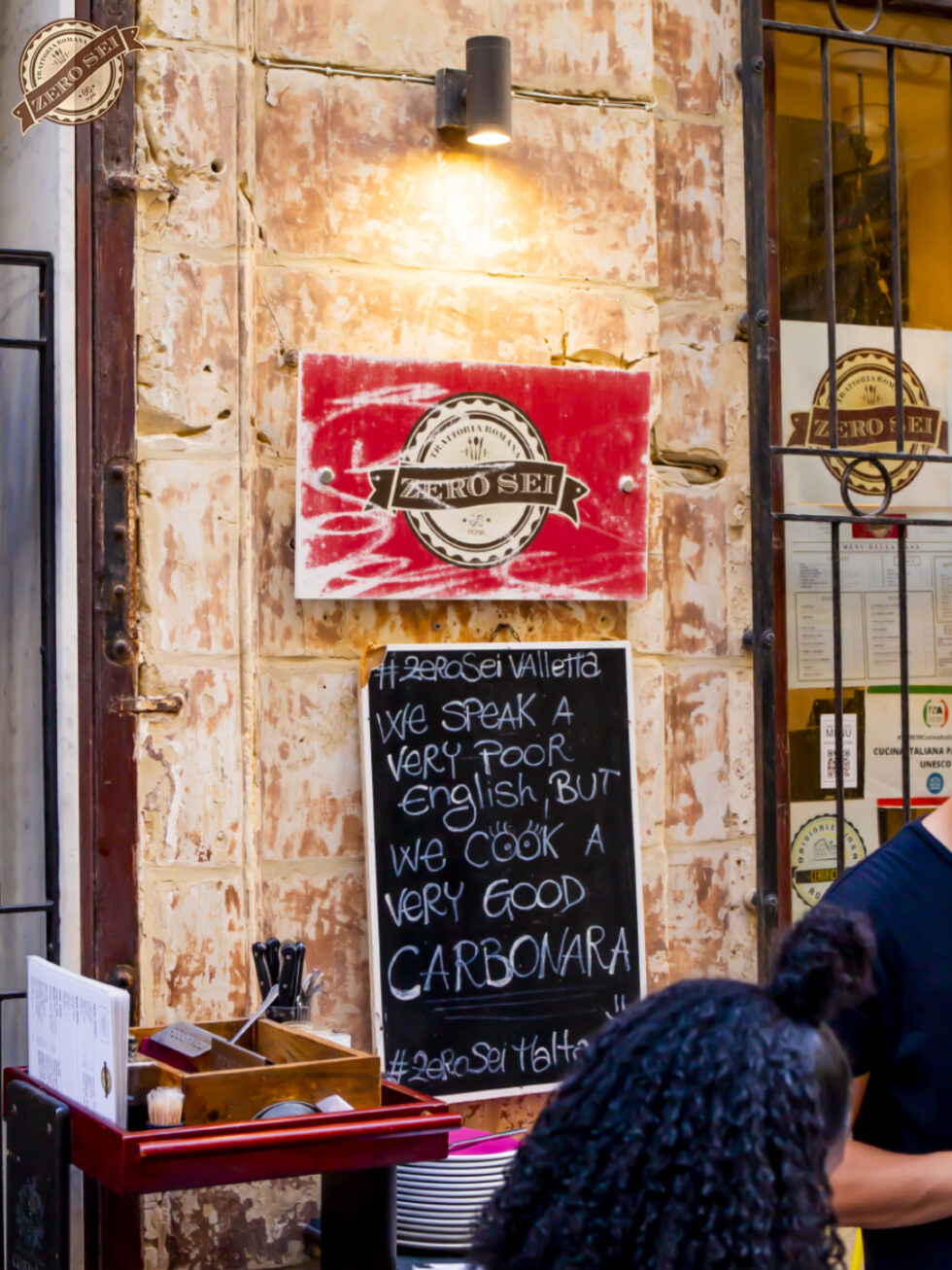 The authentic taste of Pasta Carbonara in Malta - Zero Sei - Sotto ...